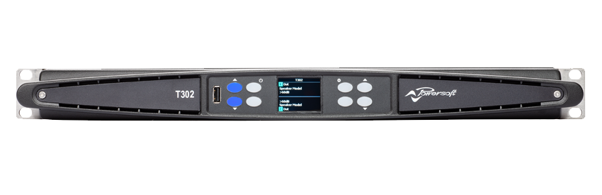 Powersoft T302 DSP+Dante 2x1500W Forsterker - Voss Musikk