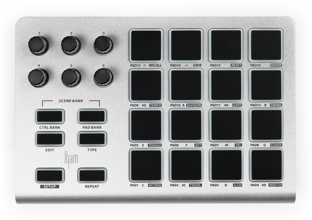 ESI Xjam USB MIDI Performance Controller - Voss Musikk