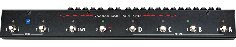 Voodoo Lab PX-8 PLUS Programmable 8-loop Pedal Switcher - Voss Musikk